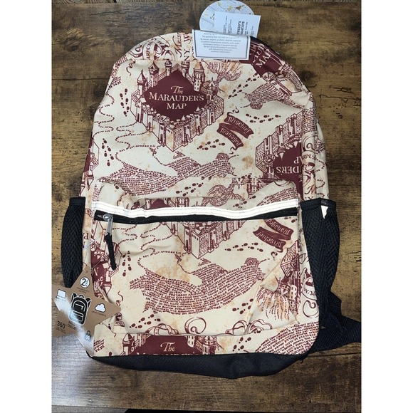 Accessories | Harry Potter The Marauders Map Backpack All Over Print 16 ...